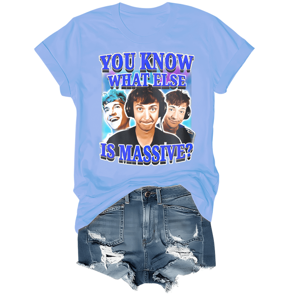 You Know What Else Is Massive Ninja Low Taper Fade Meme Shirt, Low ...
