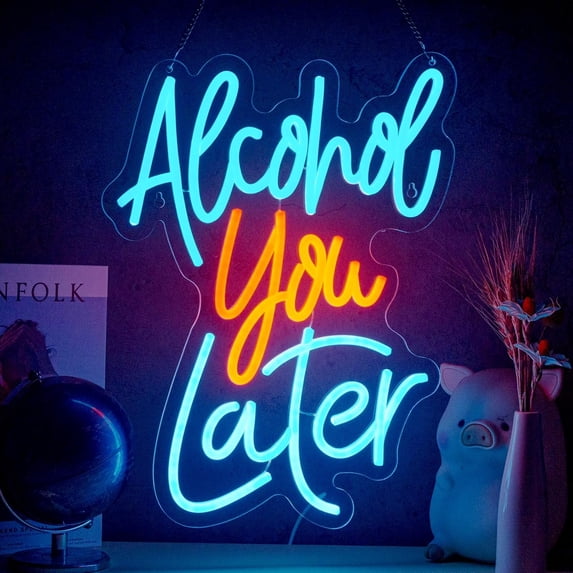 You Later Neon Sign Neon Sign for Wall Decor Party Deco Dimmable Neon ...