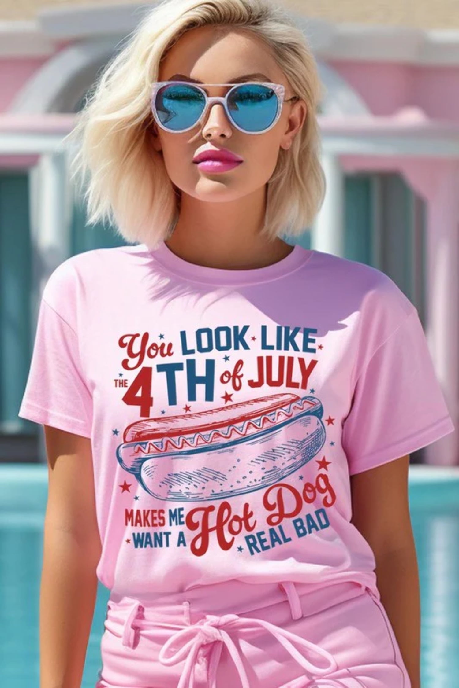 You Look Like The 4th of July Graphic T Shirts - Walmart.com