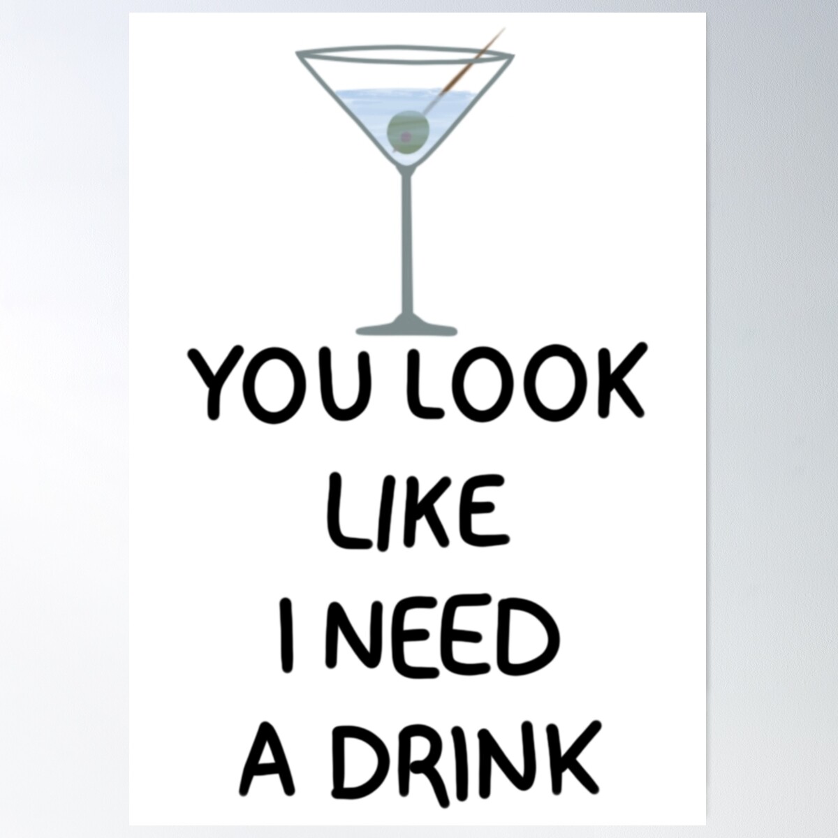 You Look..... Poster Wall Art, Modern Wall Decor For Living Room ...