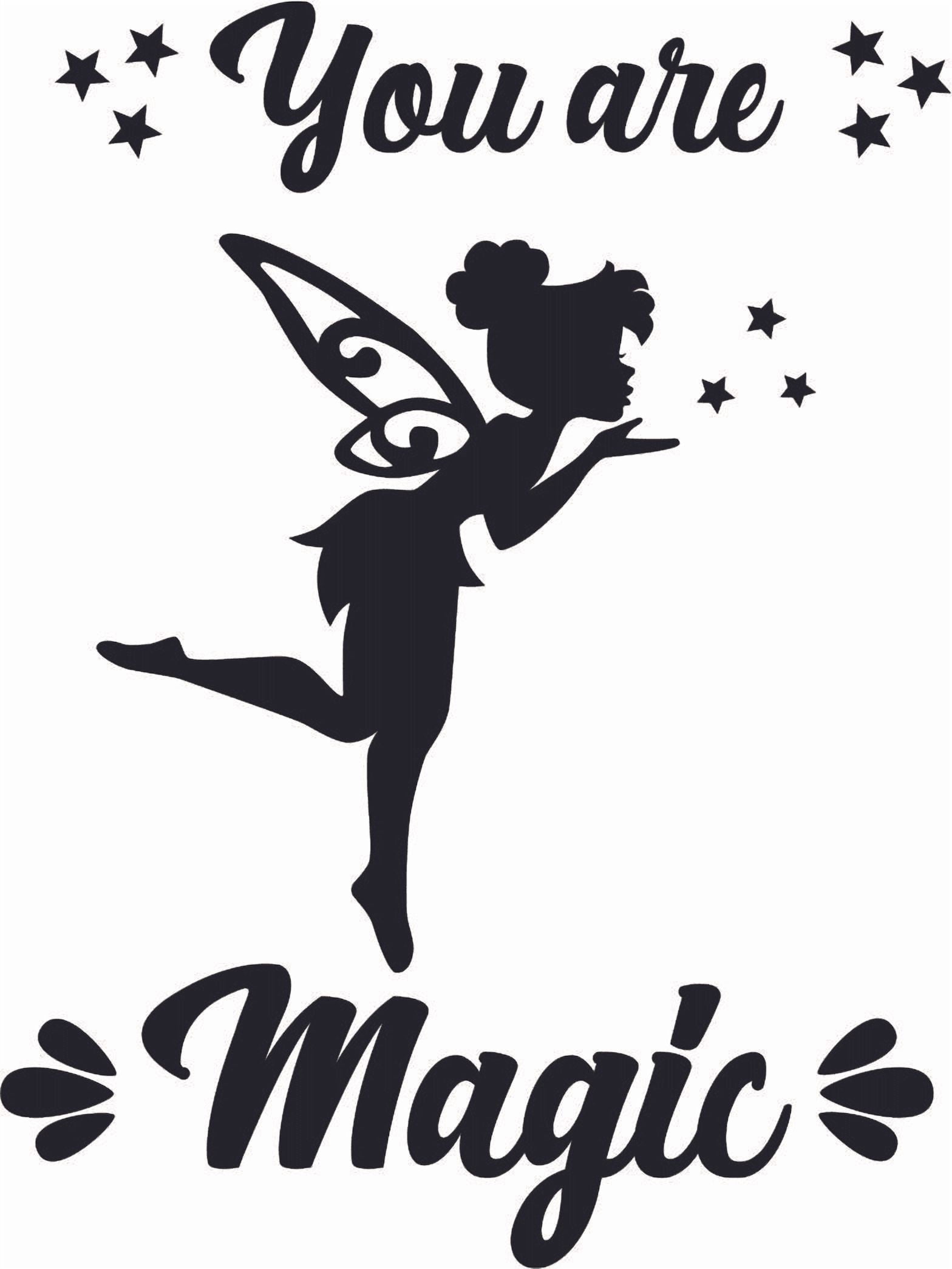 You Are Magic Green Fairy Bell Cartoon Character Affirmation Quotes ...