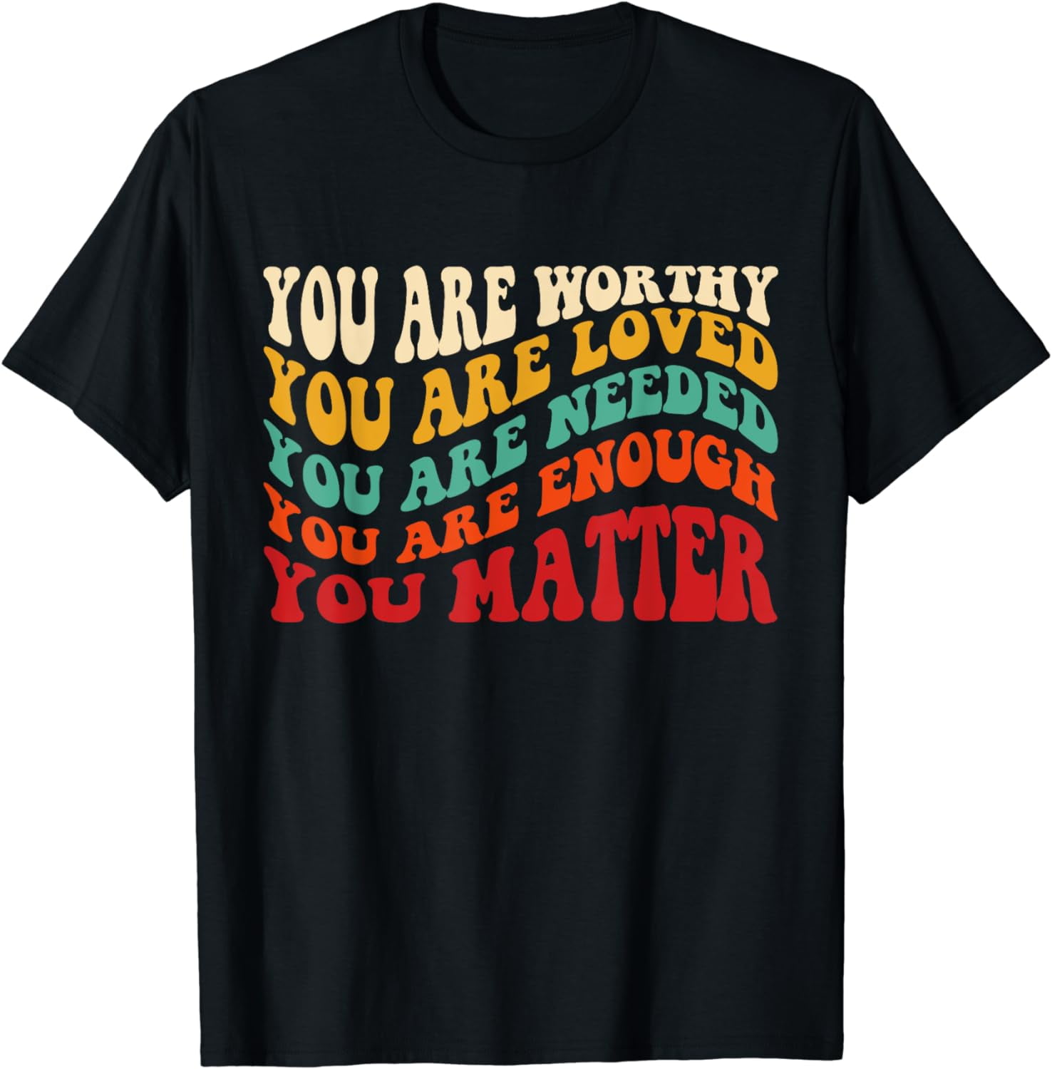 You Matter Kindness Be Kind Groovy Mental Health Awareness T-Shirt - Walmart.com