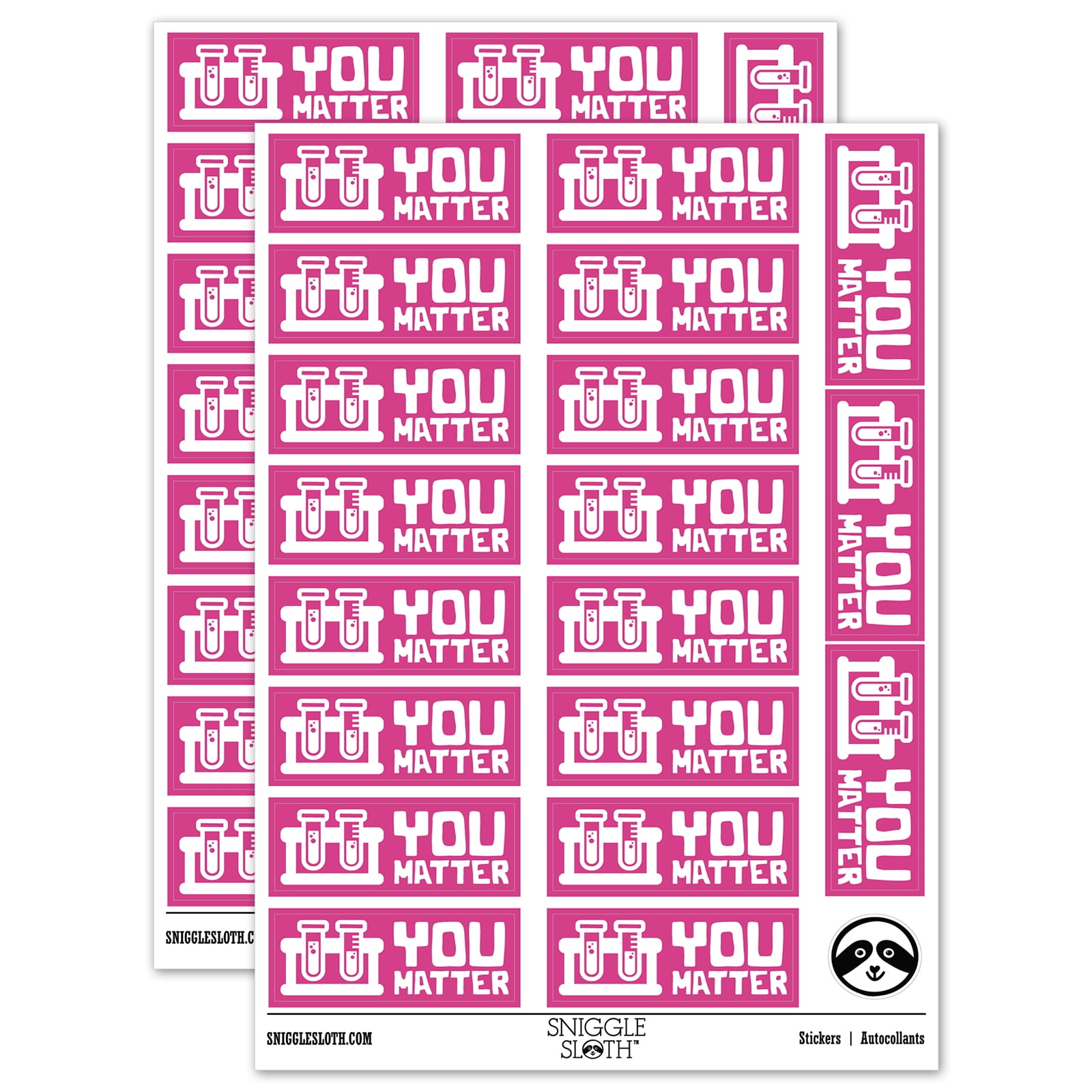 You Matter Science Beakers Teacher Student School Sticker Set - Hot ...