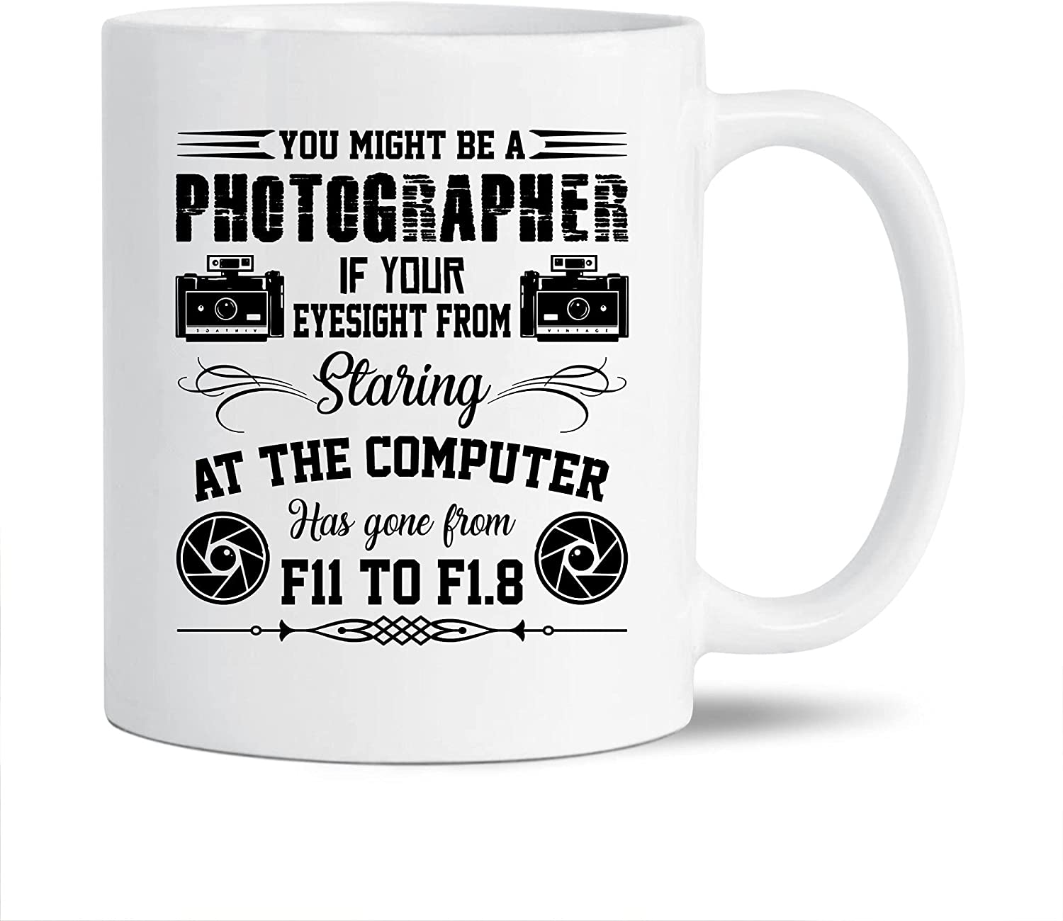 You Might Be A Photographer White Travel Coffee Cup, Photographer ...