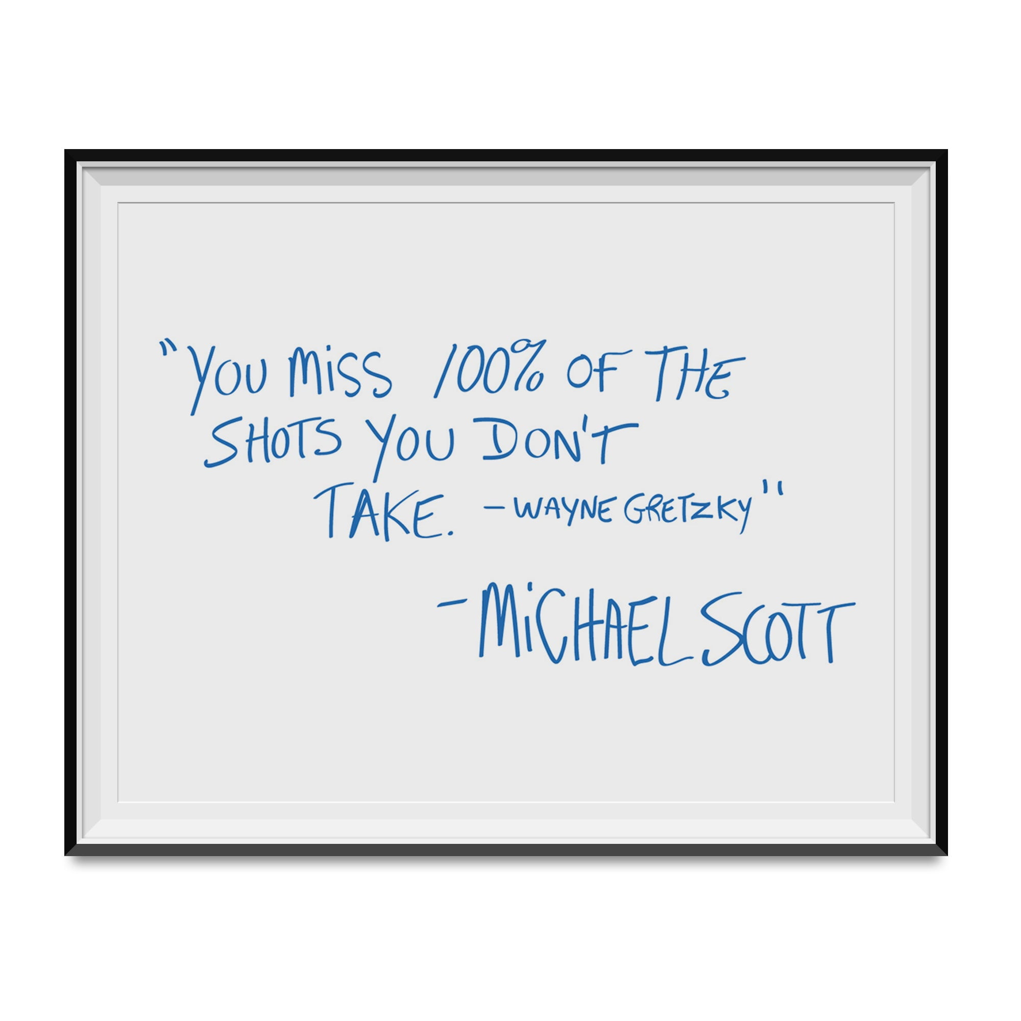 You Miss The Shots Poster