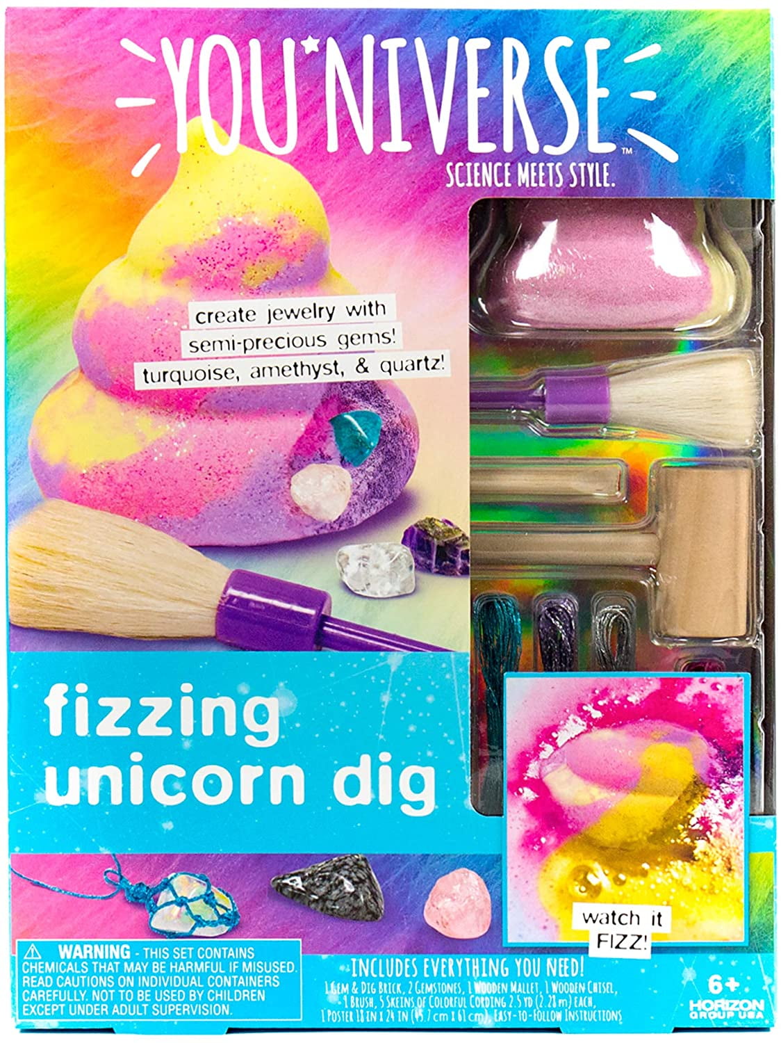 You*Niverse Fizzing Unicorn Dig Kit for Girls Age 6+, Child - Walmart.com