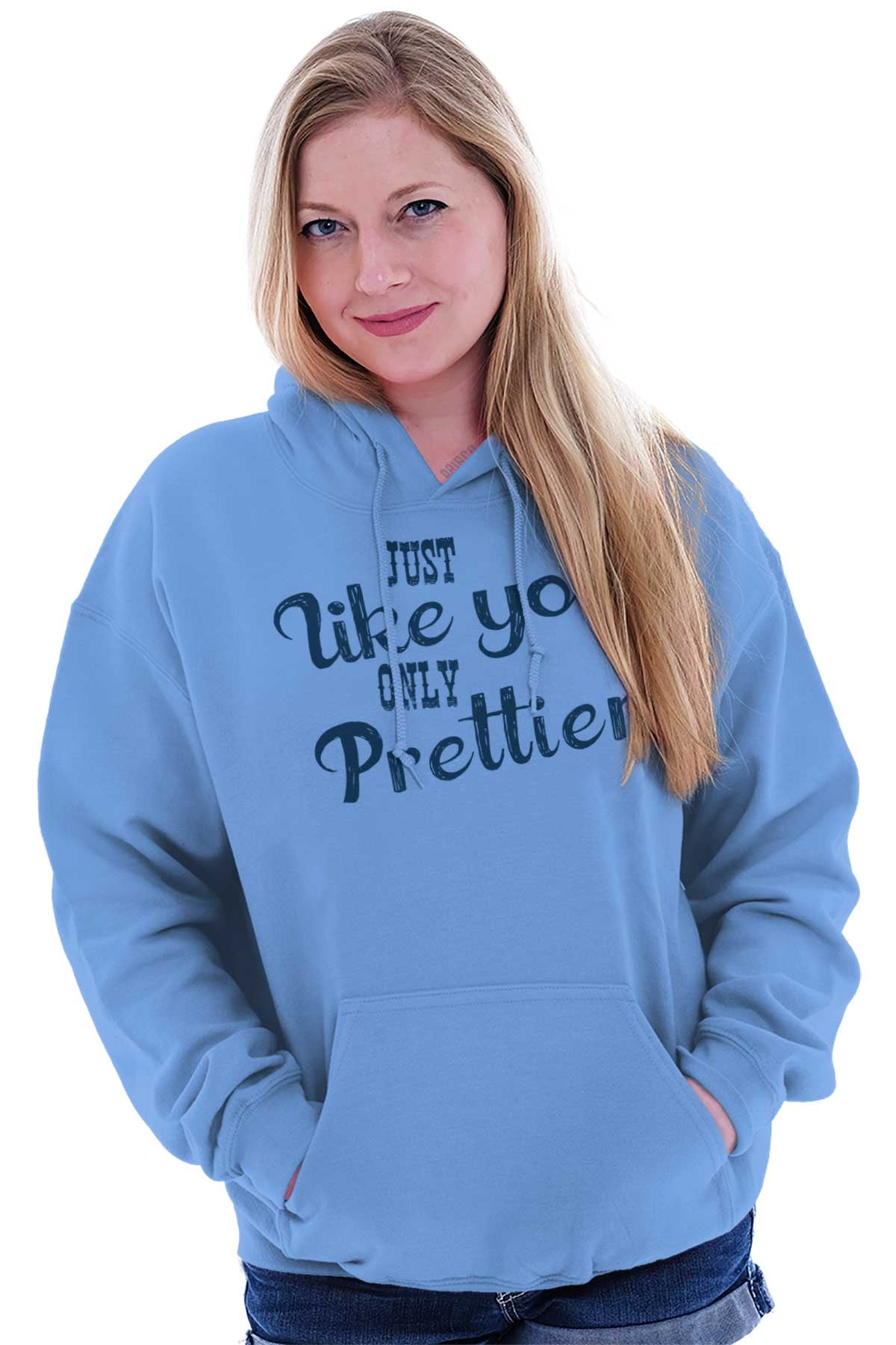 You Only Prettier Country Attitude Women Plus Size Hoodie Brisco Brands 2X - Walmart.com