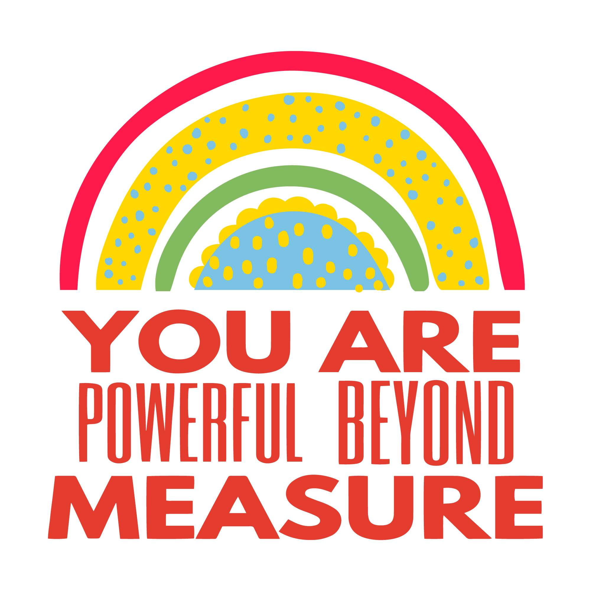 You are Powerful Beyond Measure Motivational Quote Fitness Workout Wall ...