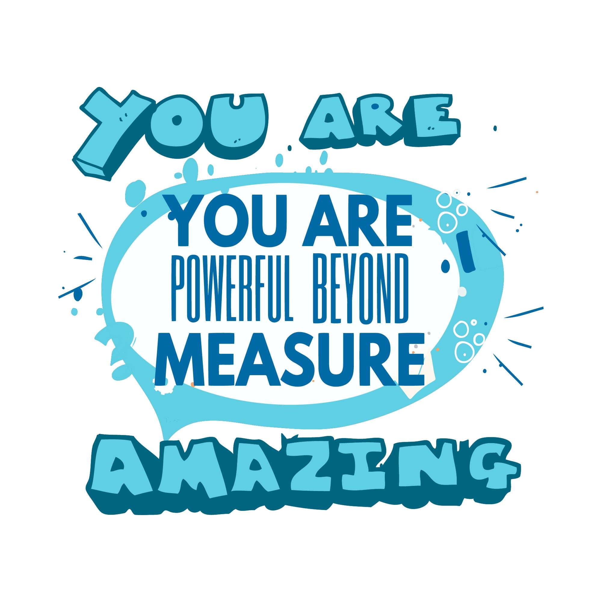 You are Powerful Beyond Measures Believe Yourself Motivational Quote ...