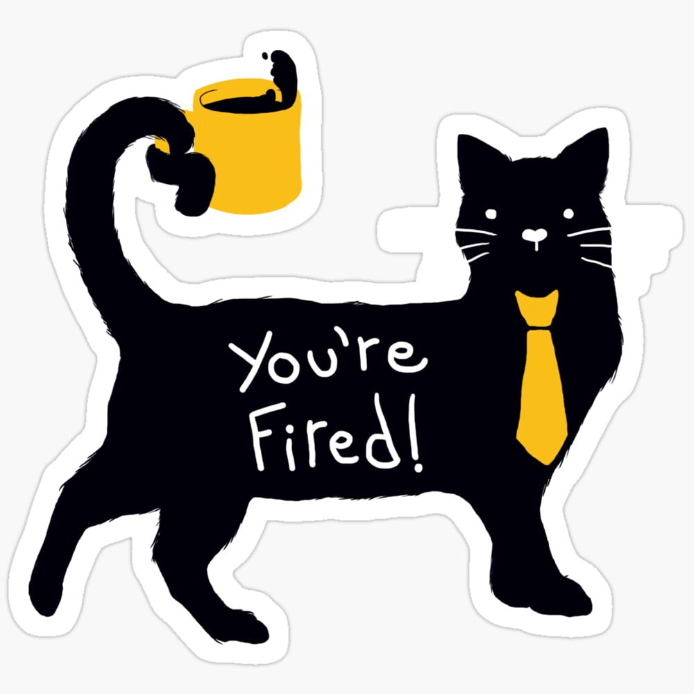 You'Re Fired Sticker Phone Decal Water Bottle Stickers Car Decals ...