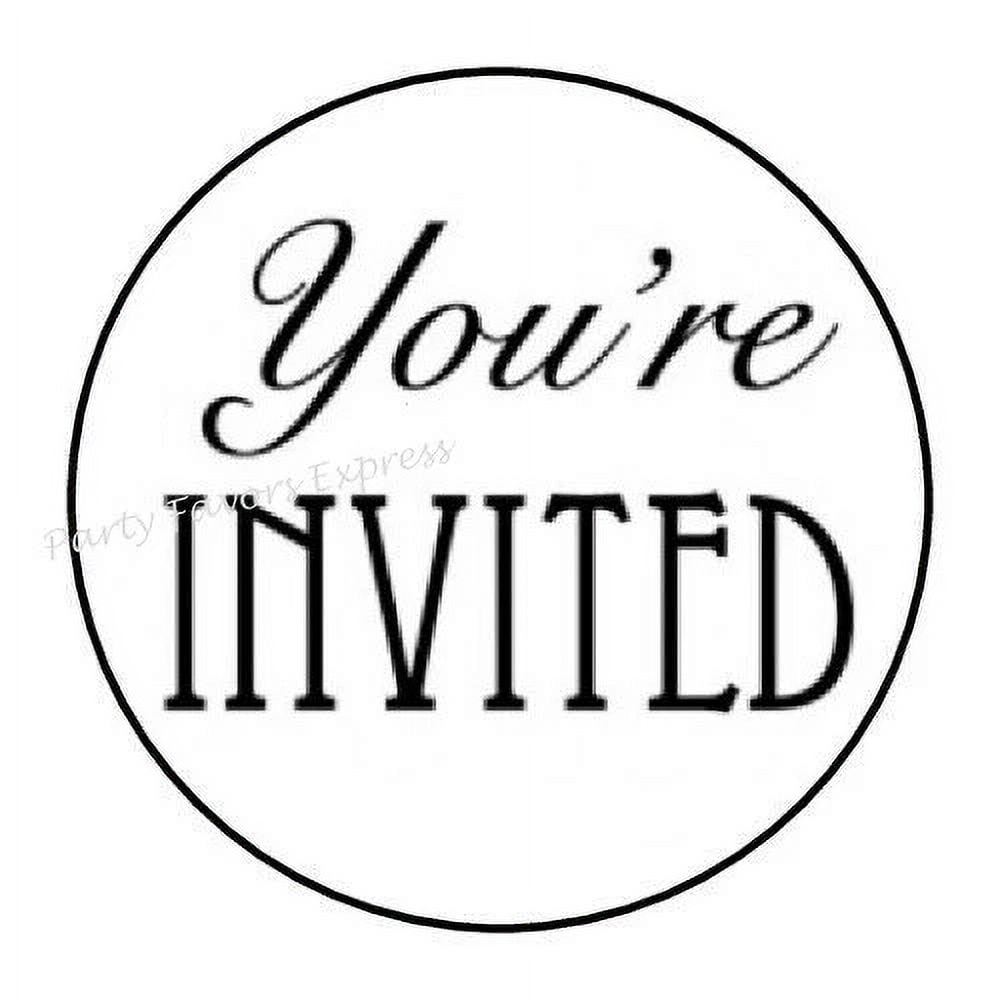 You'Re Invited Stickers Party Favors Phone Decal Water Bottle Stickers ...