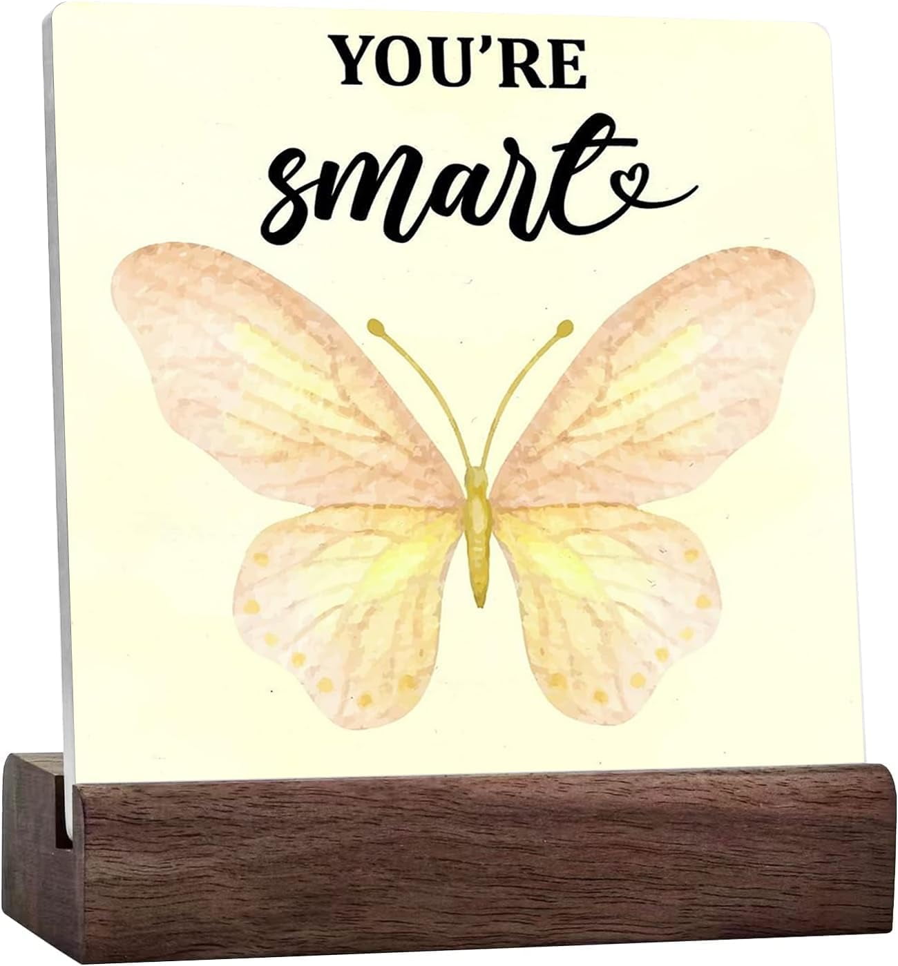 You're Smart Girl Positive Affirmations Ceramic Table Sign Desk Decor ...