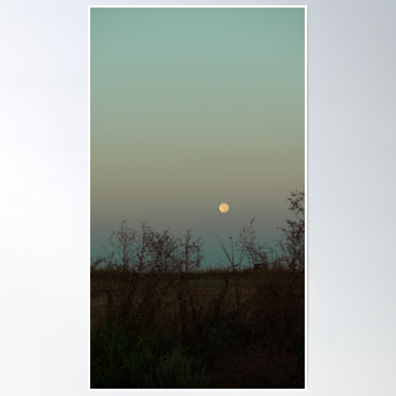 You'Re The Moon In Oklahoma Poster Wall Art, Modern Wall Decor, 8x12 ...