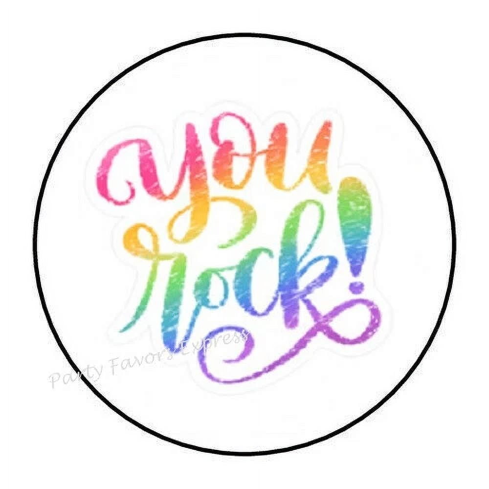 You Rock Stickers Party Favors Phone Decal Water Bottle Stickers Car ...