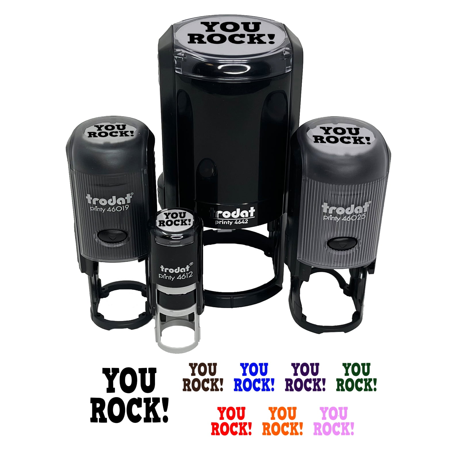 You Rock Teacher School Self-Inking Rubber Stamp Ink Stamper - Sky Blue ...