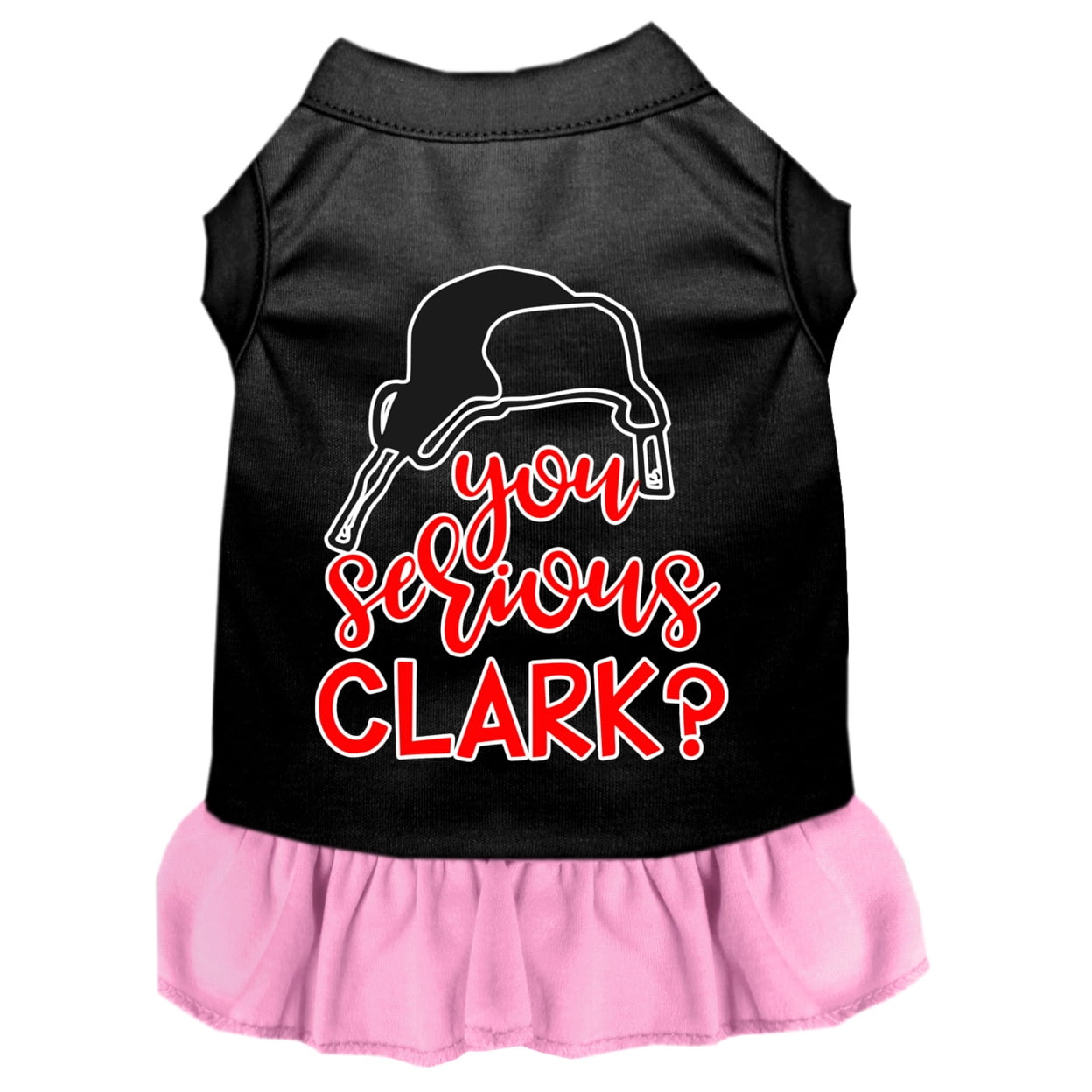 You Serious Clark? Screen Print Dog Dress - Walmart.com