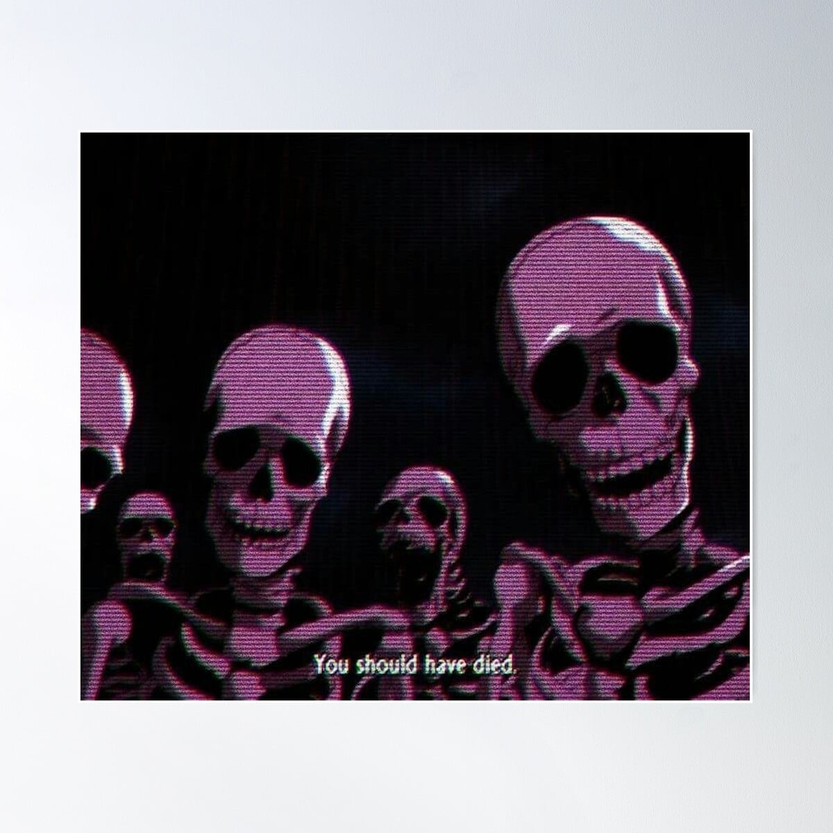 You Should Have Died Poster Wall Art, Modern Wall Decor For Living Room ...