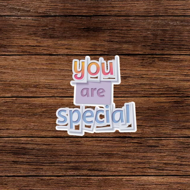 You Are Special Inspirational Sticker Decal - Motivational Gift ...