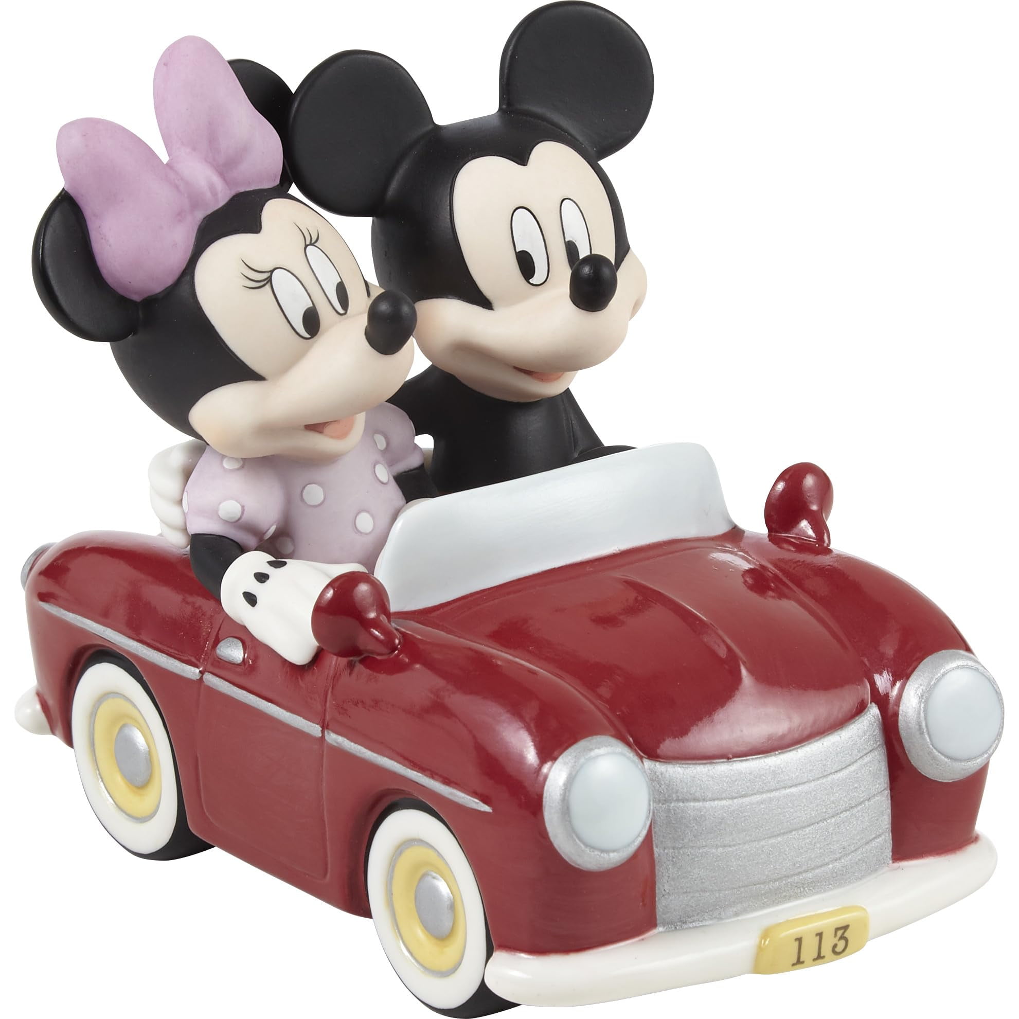 You Sped Away with My Heart Mickey Mouse and Minnie Mouse Figurine ...
