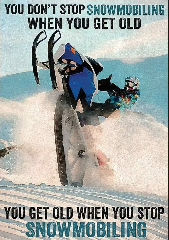 You Don't Stop Snowmobiling Diamond Art Painting Kits for Adults ...