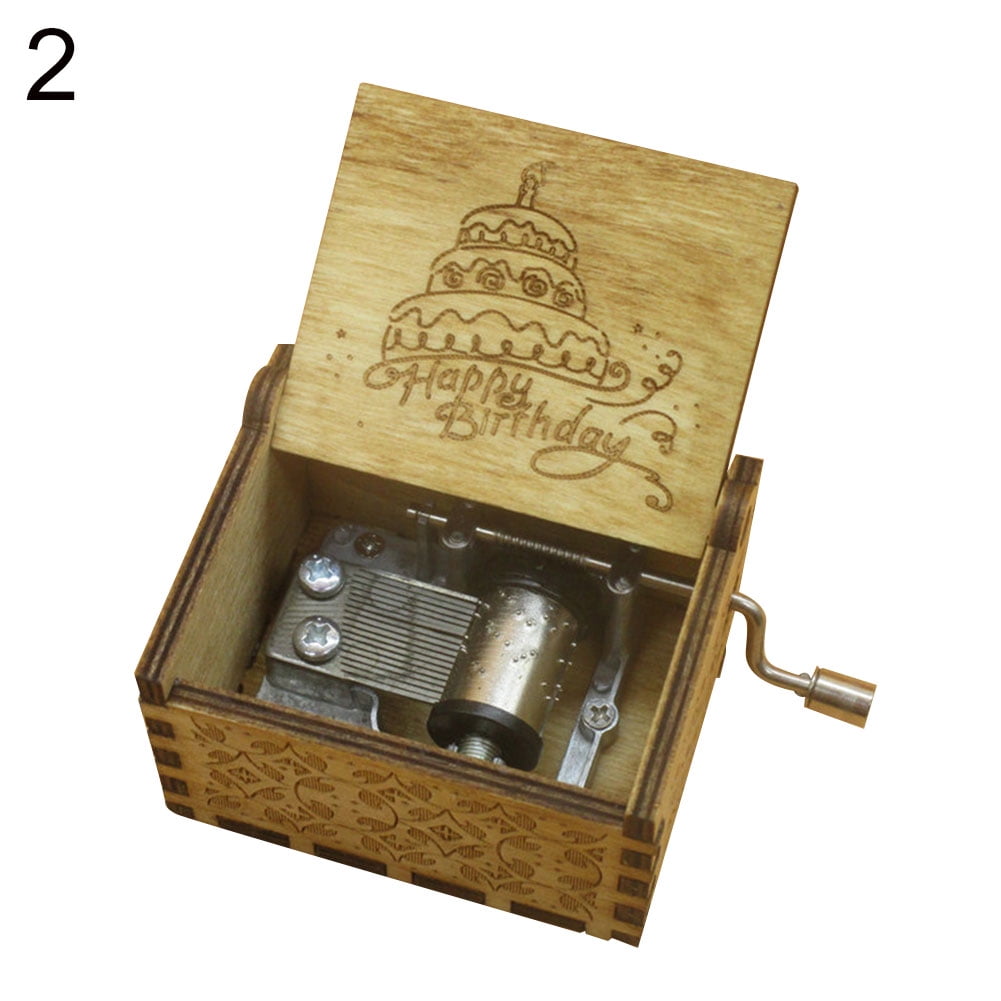You Are My Sunshine Wood Music Box, Antique Engraved Musical Boxes Case ...