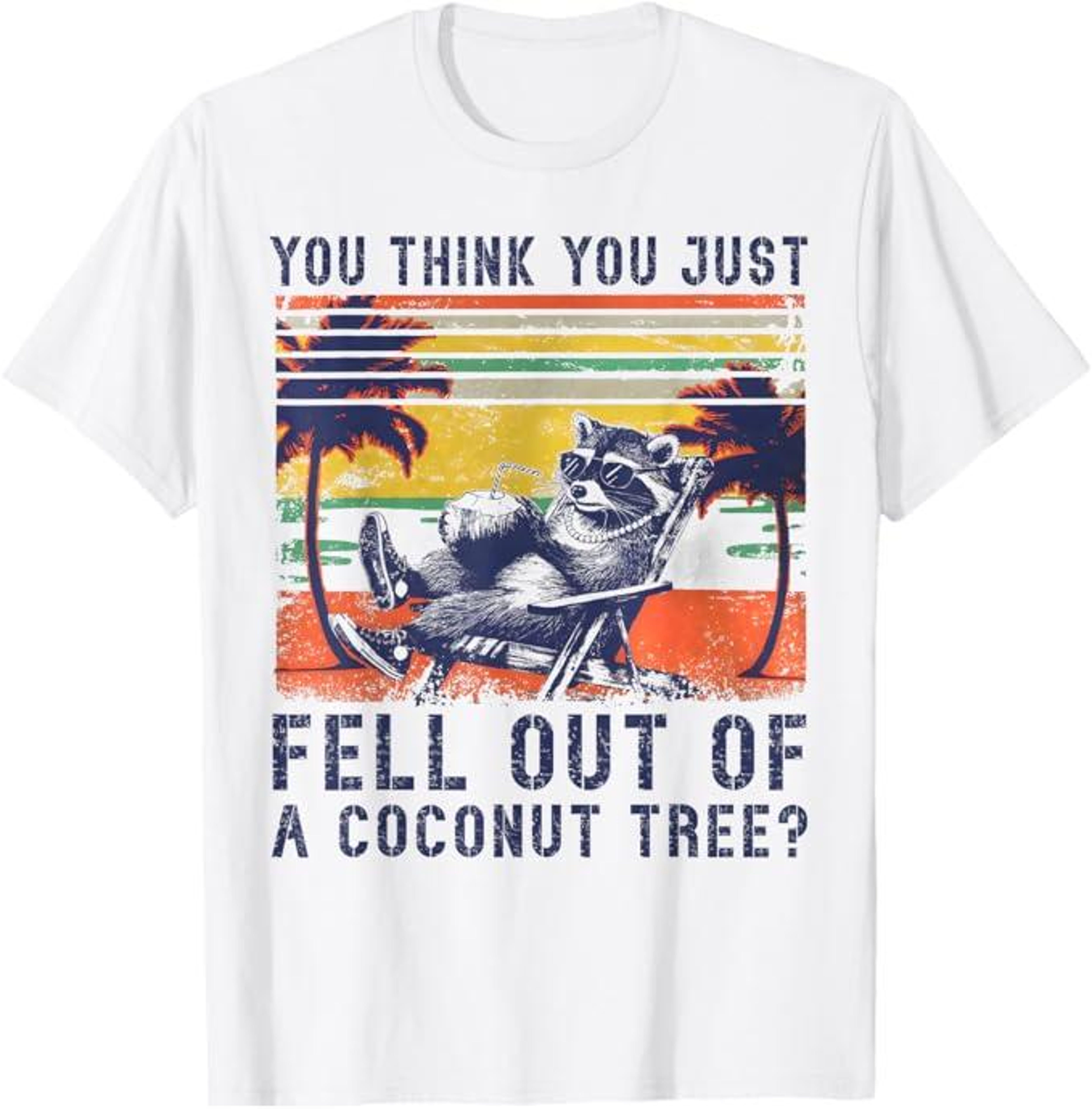 You Think You Fell Out Of A Coconut Tree Raccoon Kamala Harris Funny ...