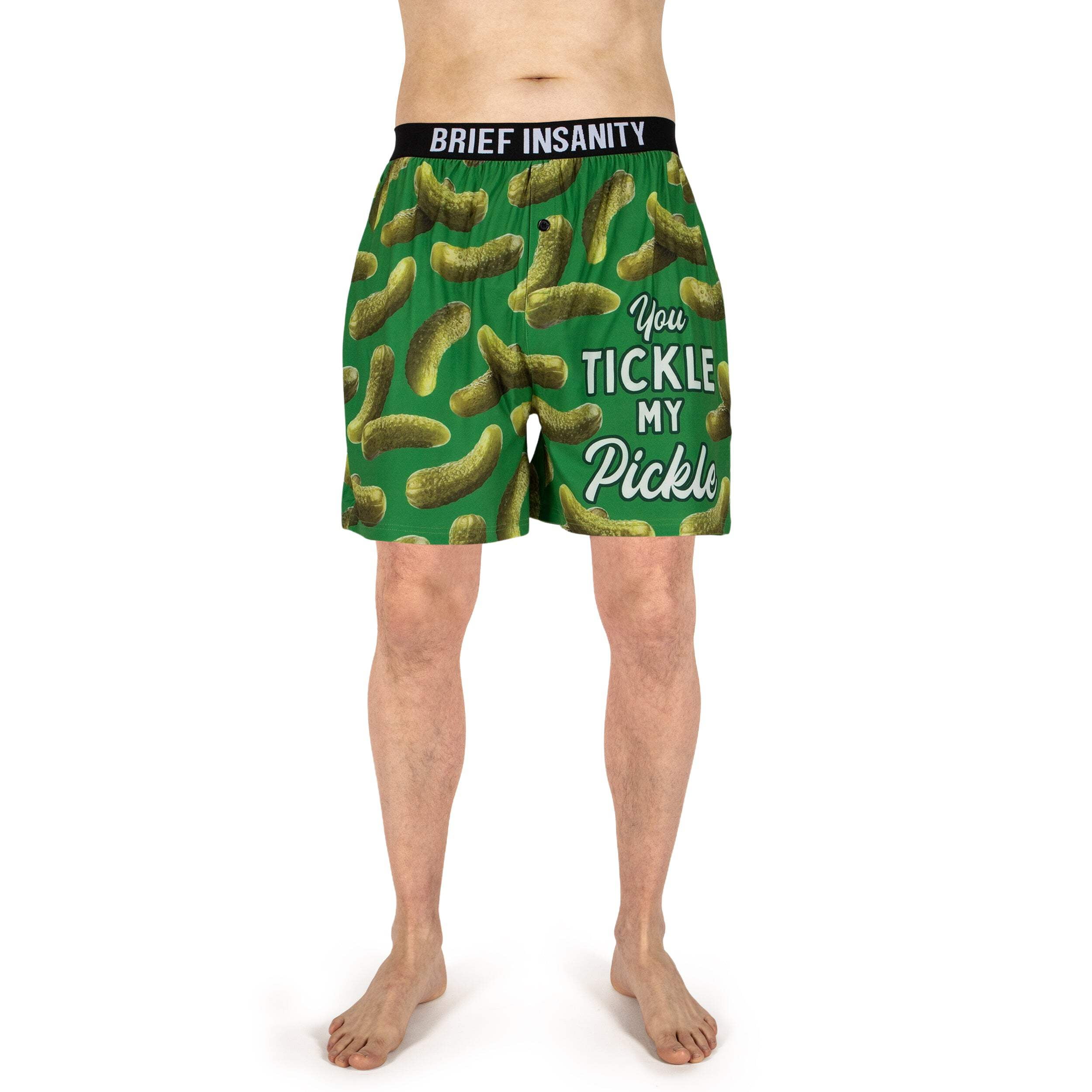You Tickle My Pickle Boxer Shorts - Walmart.com