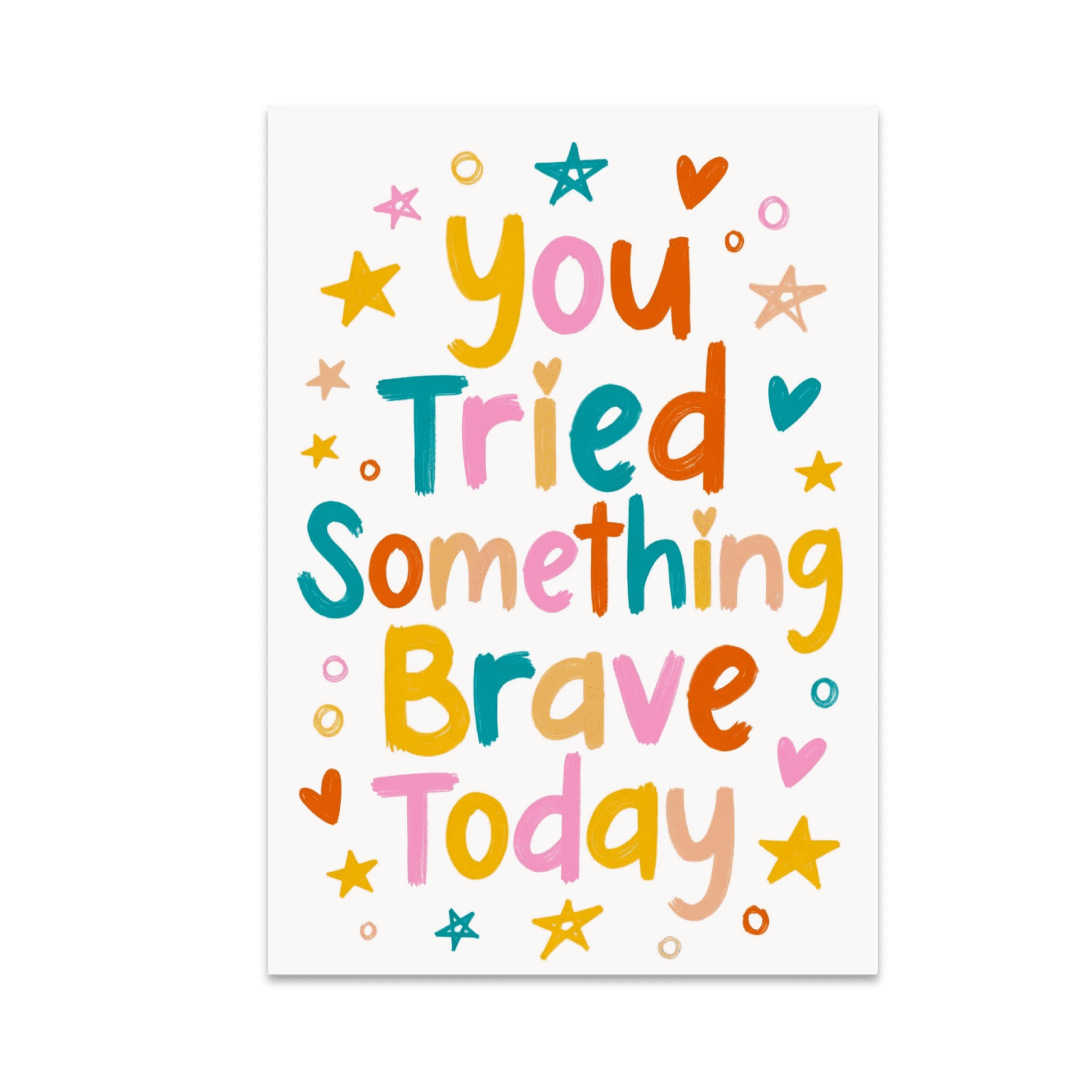 You Tried Something Brave Today - Toddler Encouragement Art - 13x19 ...