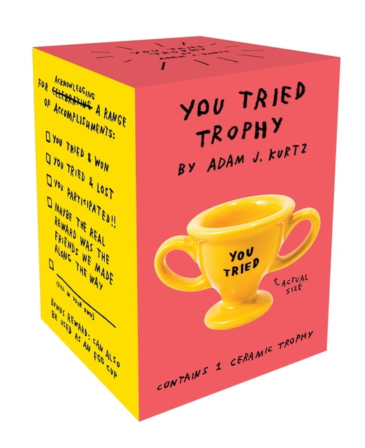 You Tried Trophy : (Ceramic Prize Cup for Trying, Funny and Snarky ...