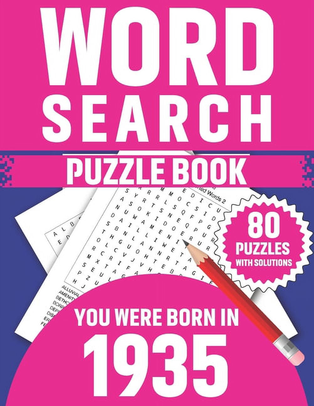You Were Born In: Word Search Puzzle Book: You Were Born In 1935: 80 ...