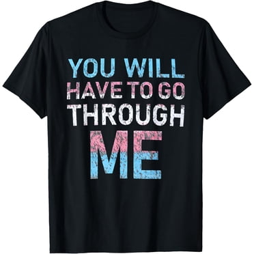 Be Yourself Theyll Adjust Transgender Trans Pride Flag LGBT T-Shirt ...