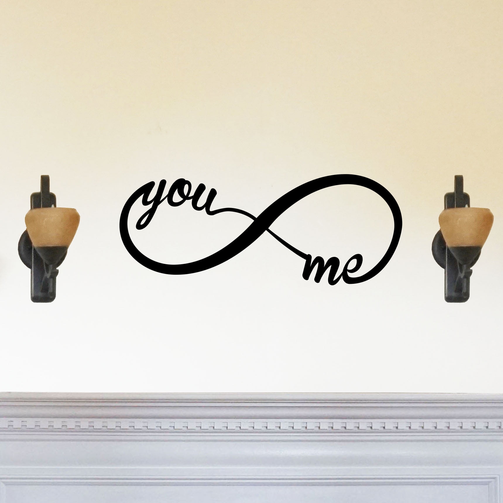 You and Me Forever Infinity Sign - Beautiful Solid Steel Home Decor ...