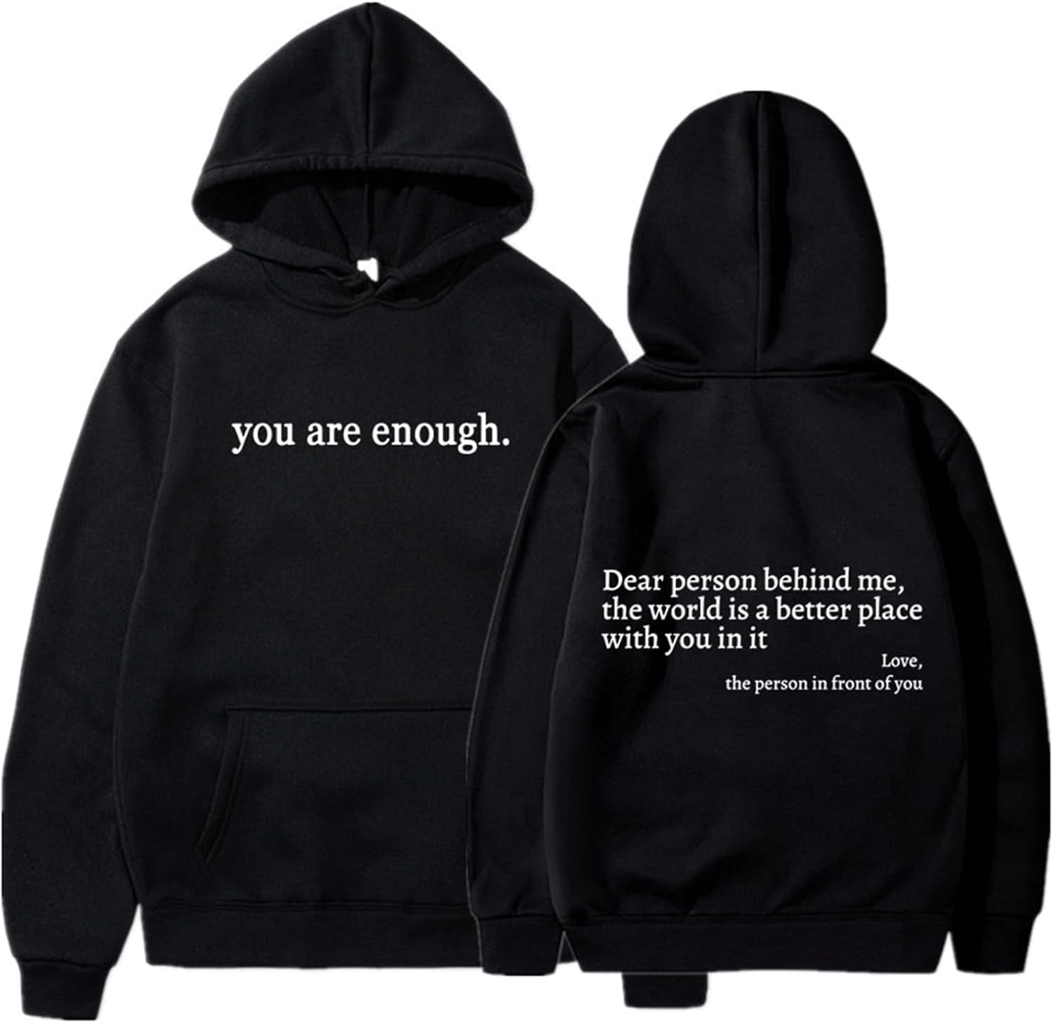 You are Enough Hoodie, Dear Person Behind Me Hoodie for Women ...