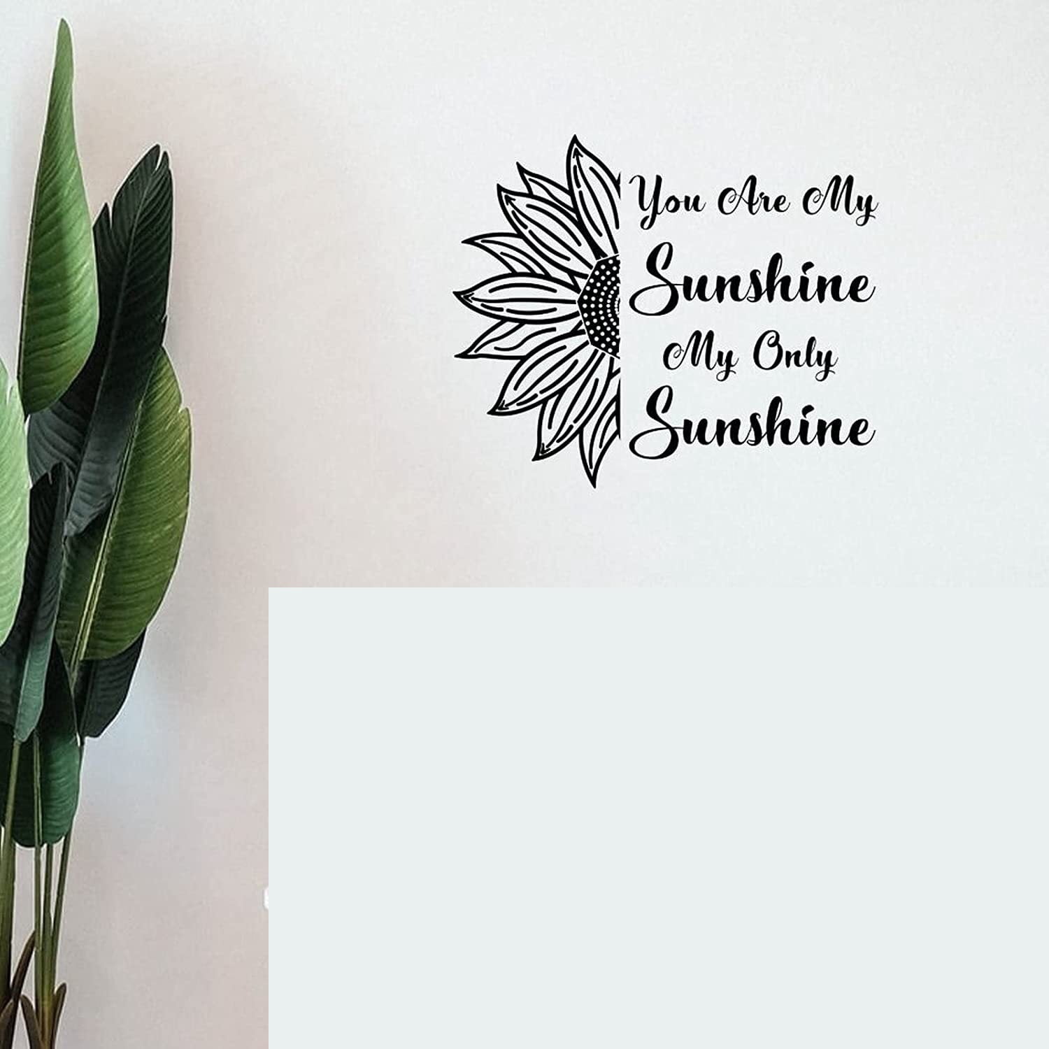 You are My Sunshine My Only Sunshine Wall Stickers Removable DIY Wall ...