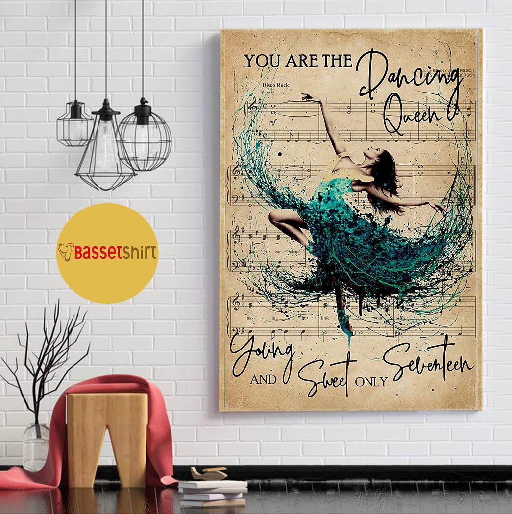 You are the dancing queen young and sweet only seventeen poster 11 x 17 ...