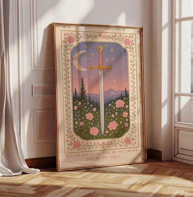 You do not fear. You do not falter. You do not yield Print, Fantasy ...