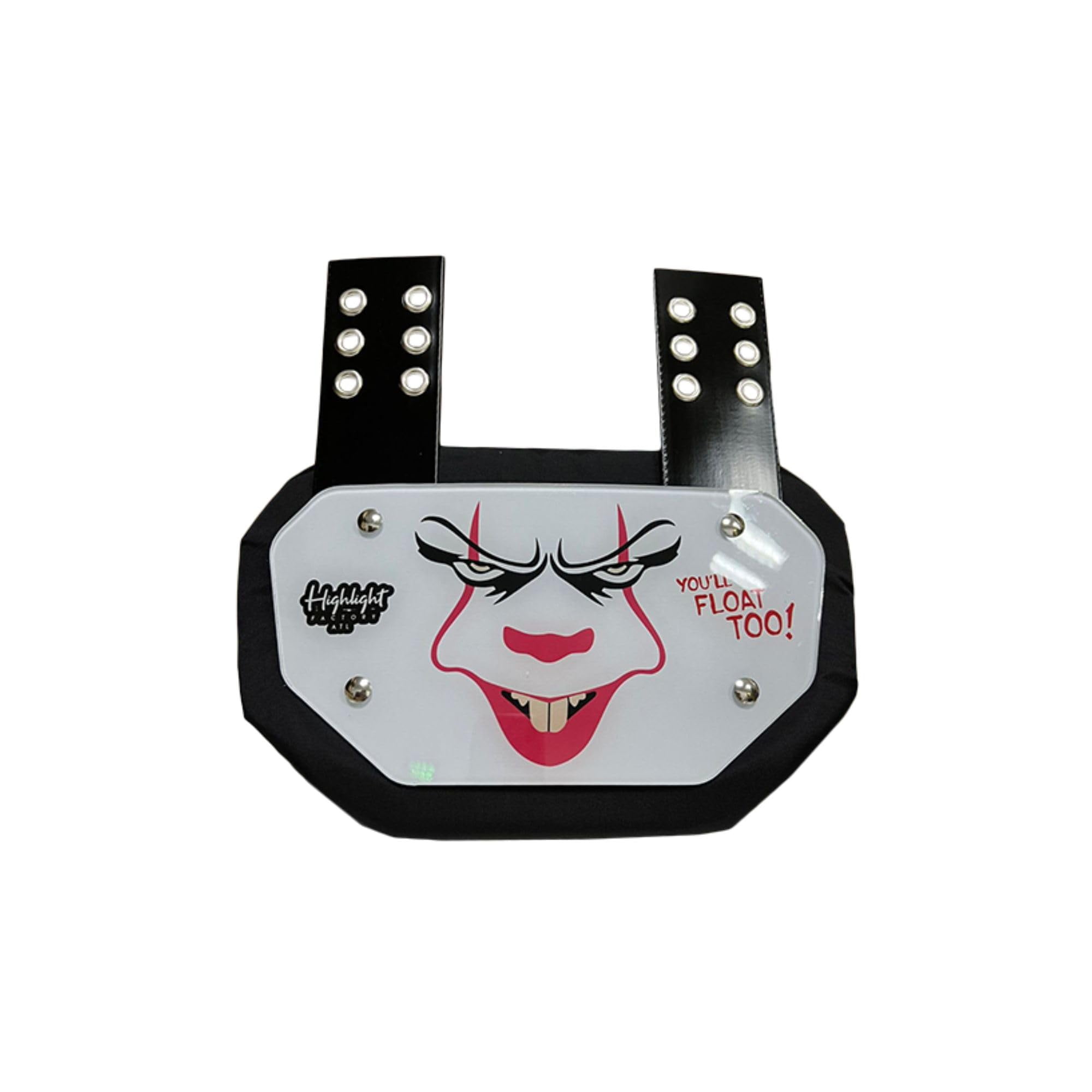 You'll Float Too Glossy Football Back Plate - Lower Back Protection for ...