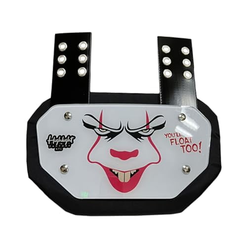 You'll Float Too Glossy Football Back Plate - Lower Back Protection for ...