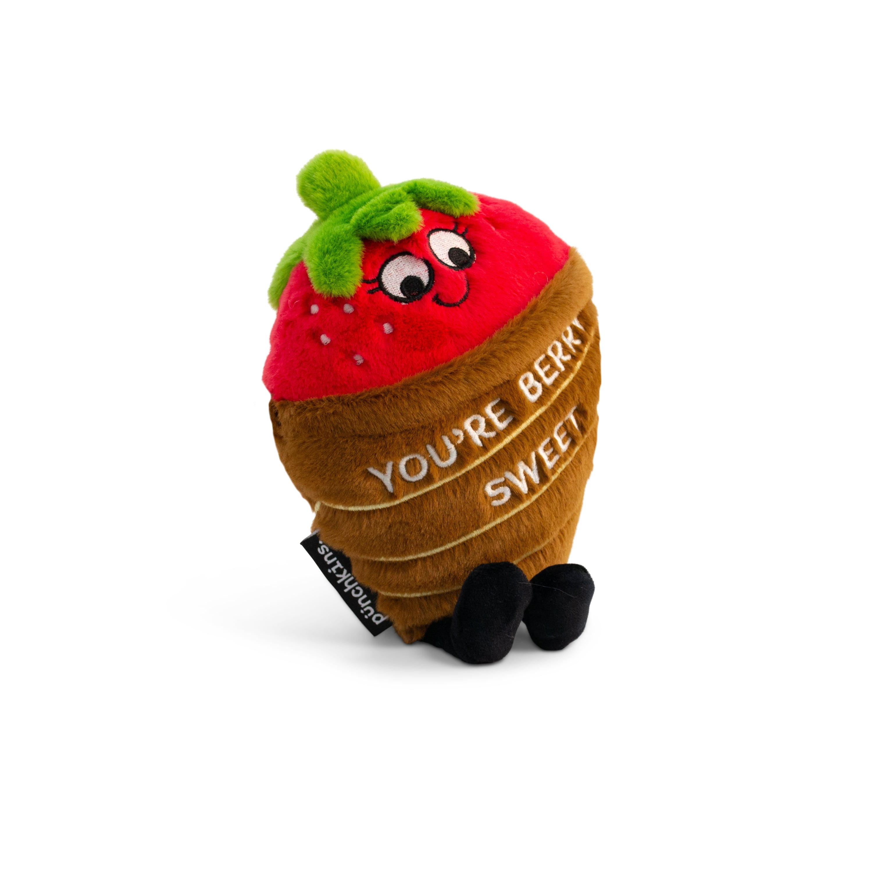 You're Berry Sweet Strawberry Meme, Plushie - Funny Pun White Elephant ...