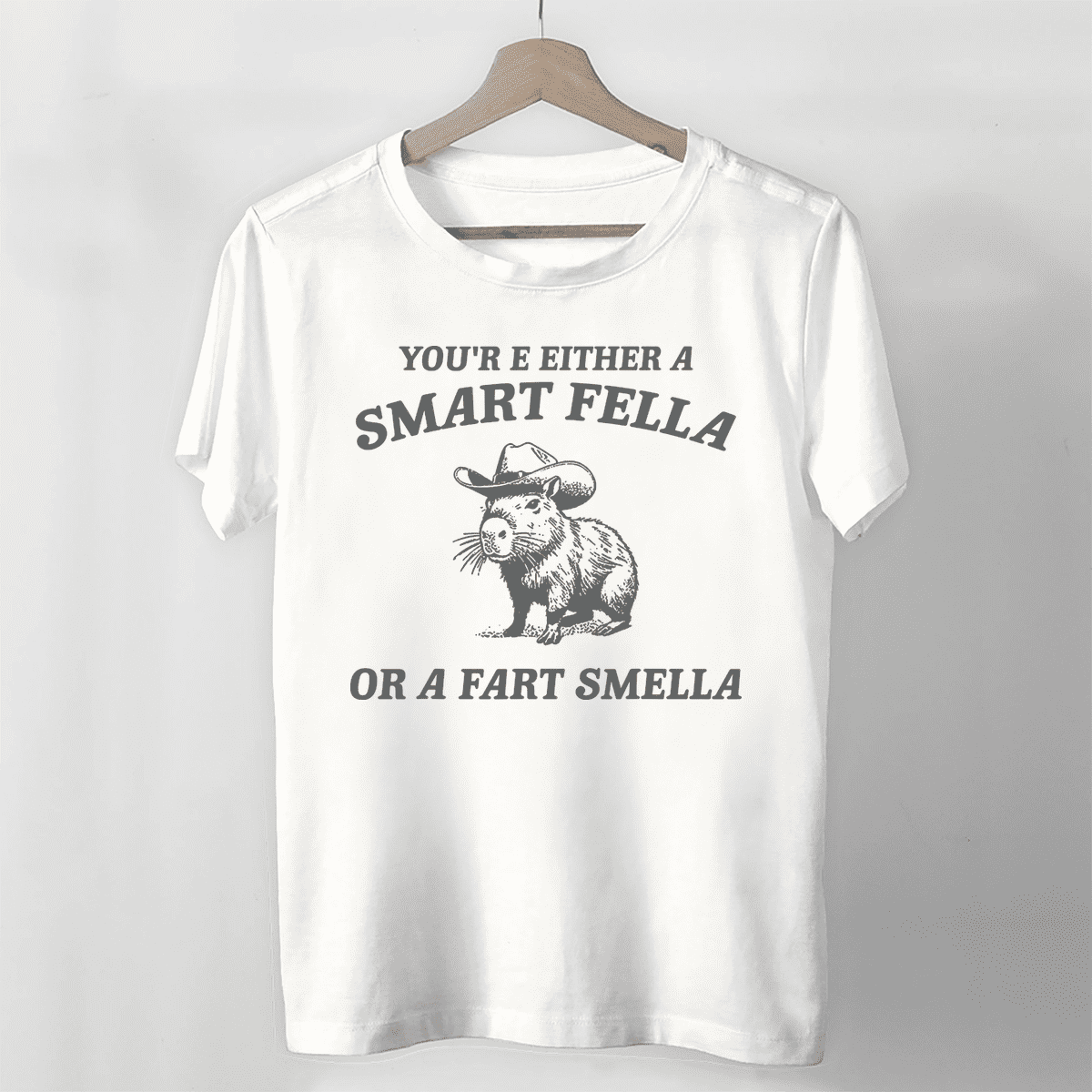 You're Either A Smart Fella Or A Fart Smella Funny Capybara Meme ...