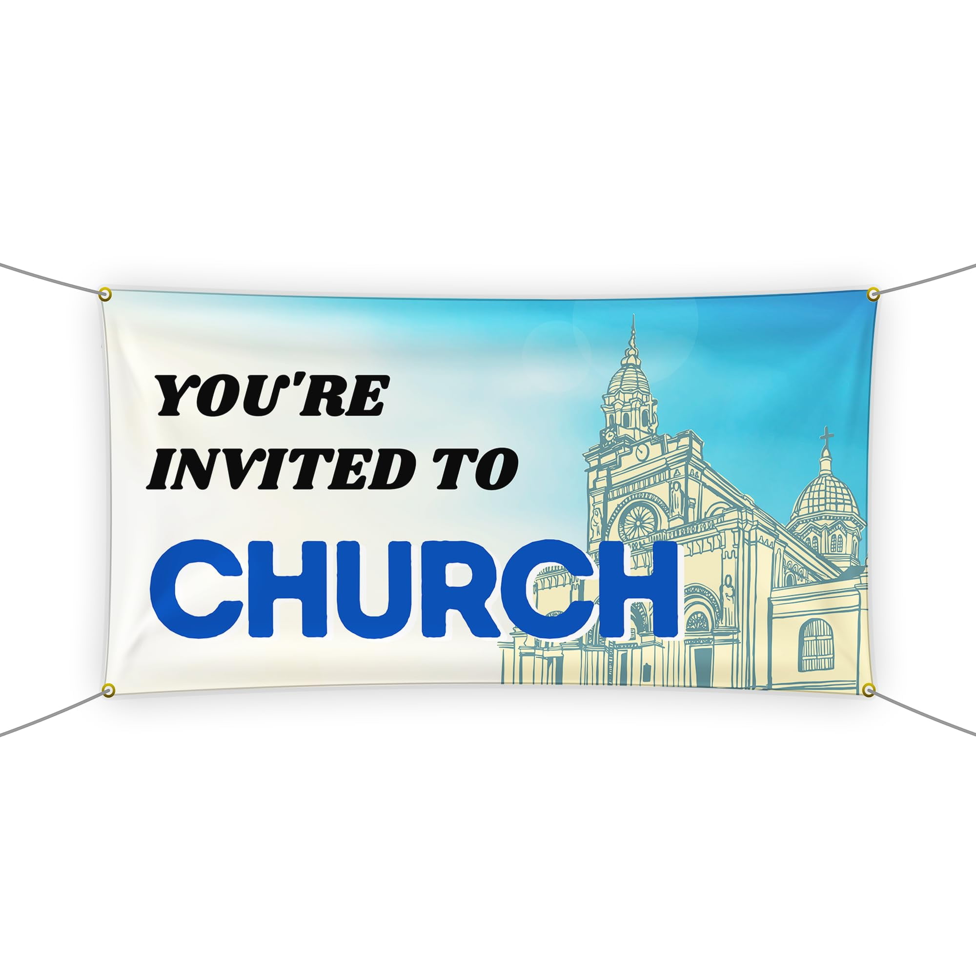 You're Invited to Church Large Banners and Signs for Outdoor by ...