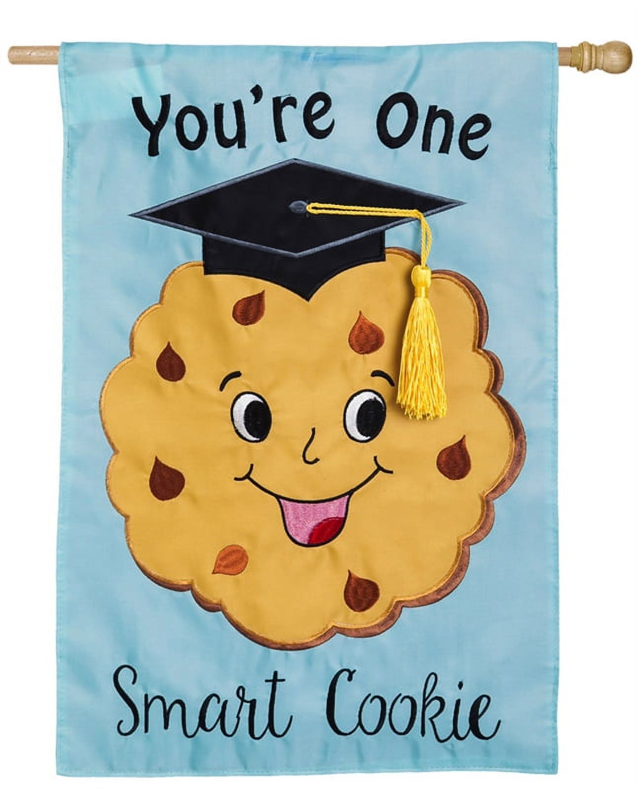 You're One Smart Cookie House Applique Flag - Walmart.com
