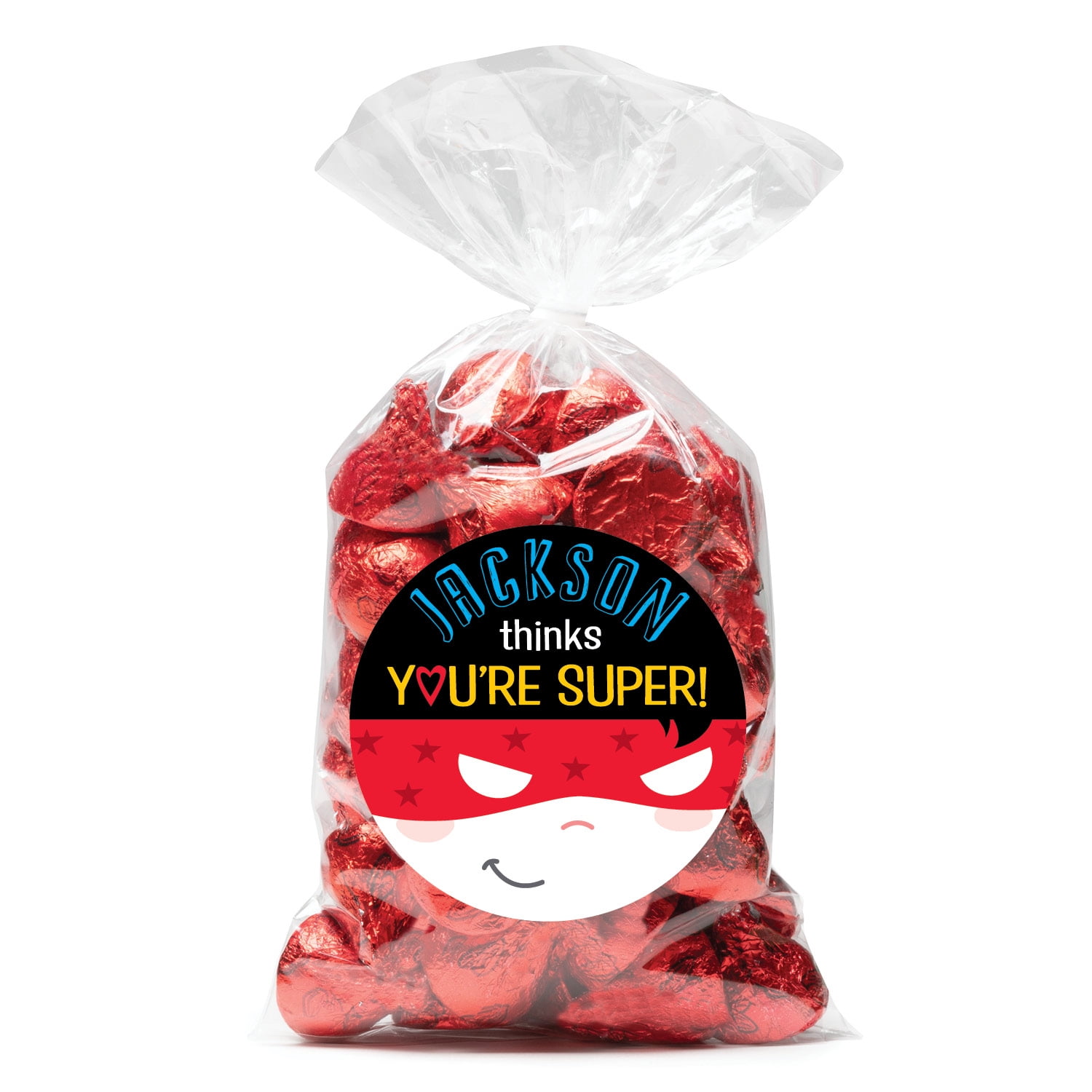 You're Super Boy's Personalized Sticker and Treat Bag Set - Walmart.com