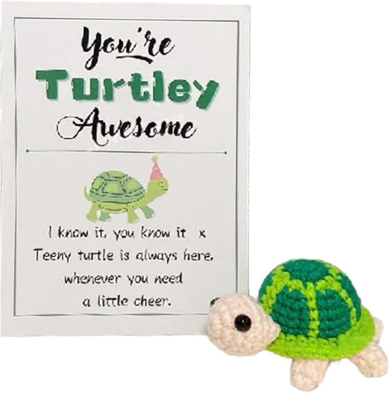 You're Turtley Awesome Stuffed Turtle,Emotional Support Turtle Gift ...