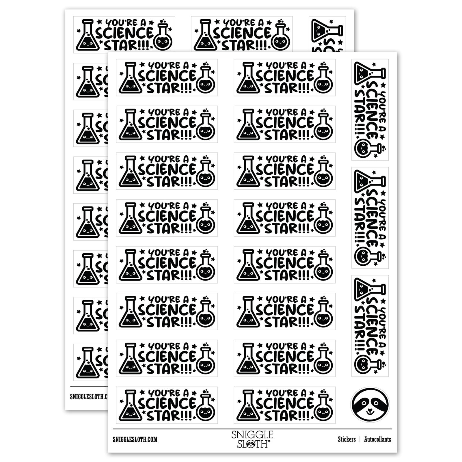 You're a Science Star Teacher Student School Sticker Set - White ...