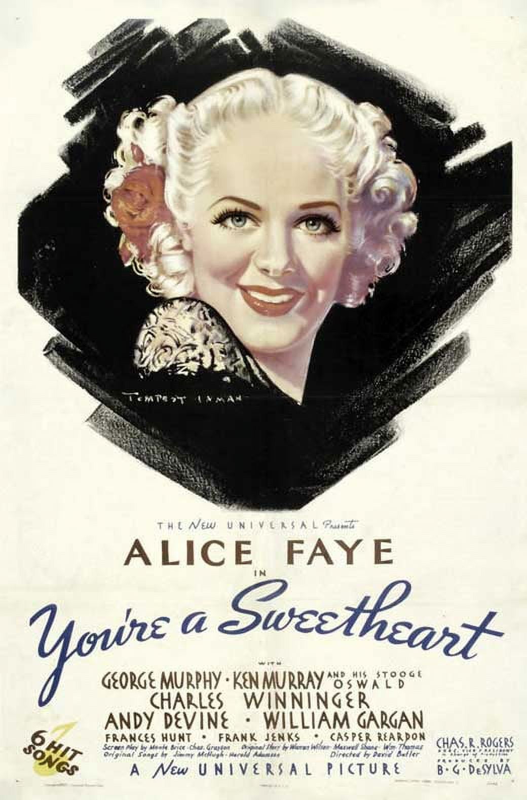 You're a Sweetheart - movie POSTER (Style B) (11" x 17") (1937 ...