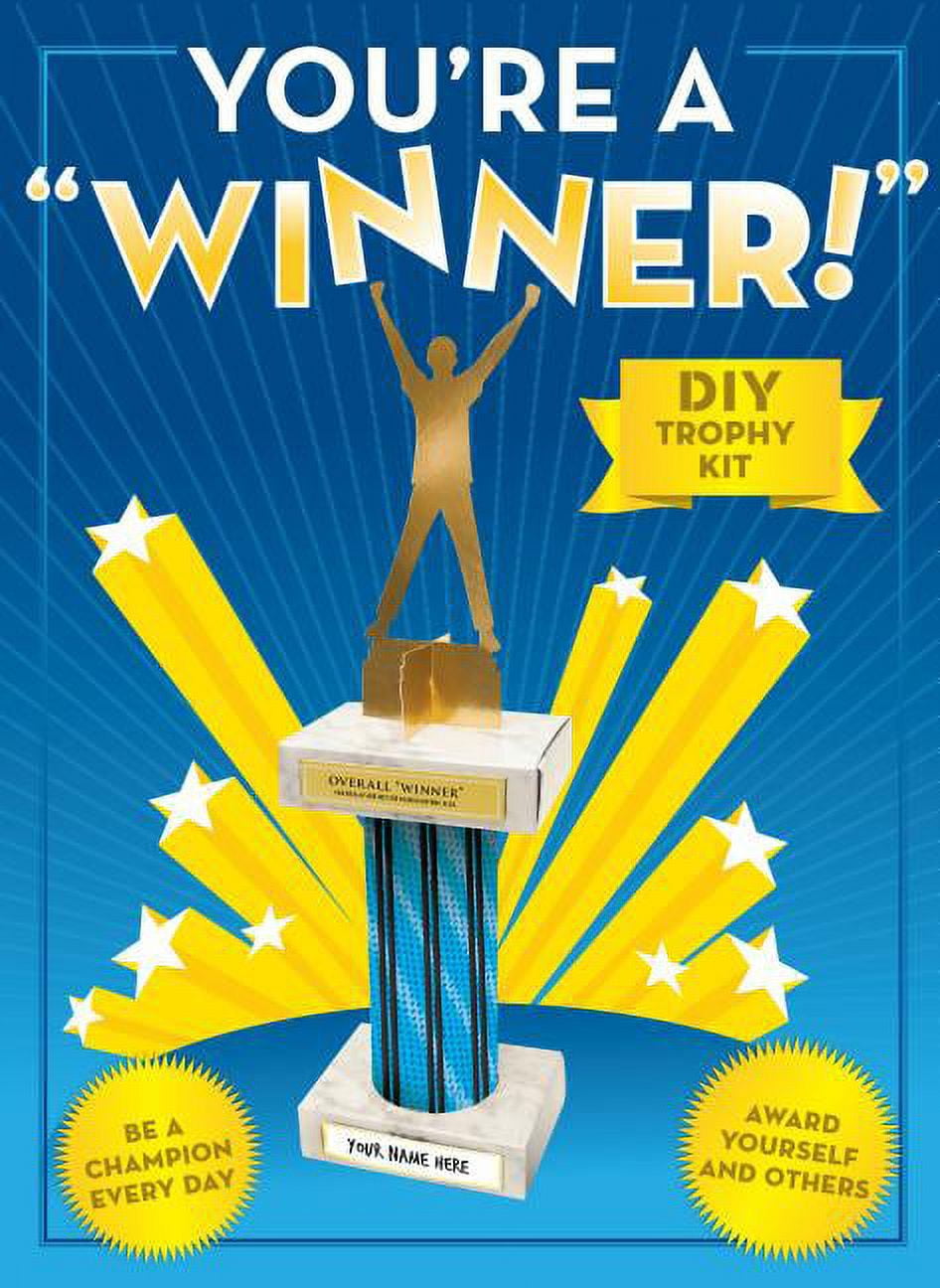 You're a Winner!: DIY Trophy Kit, (Paperback) - Walmart.com