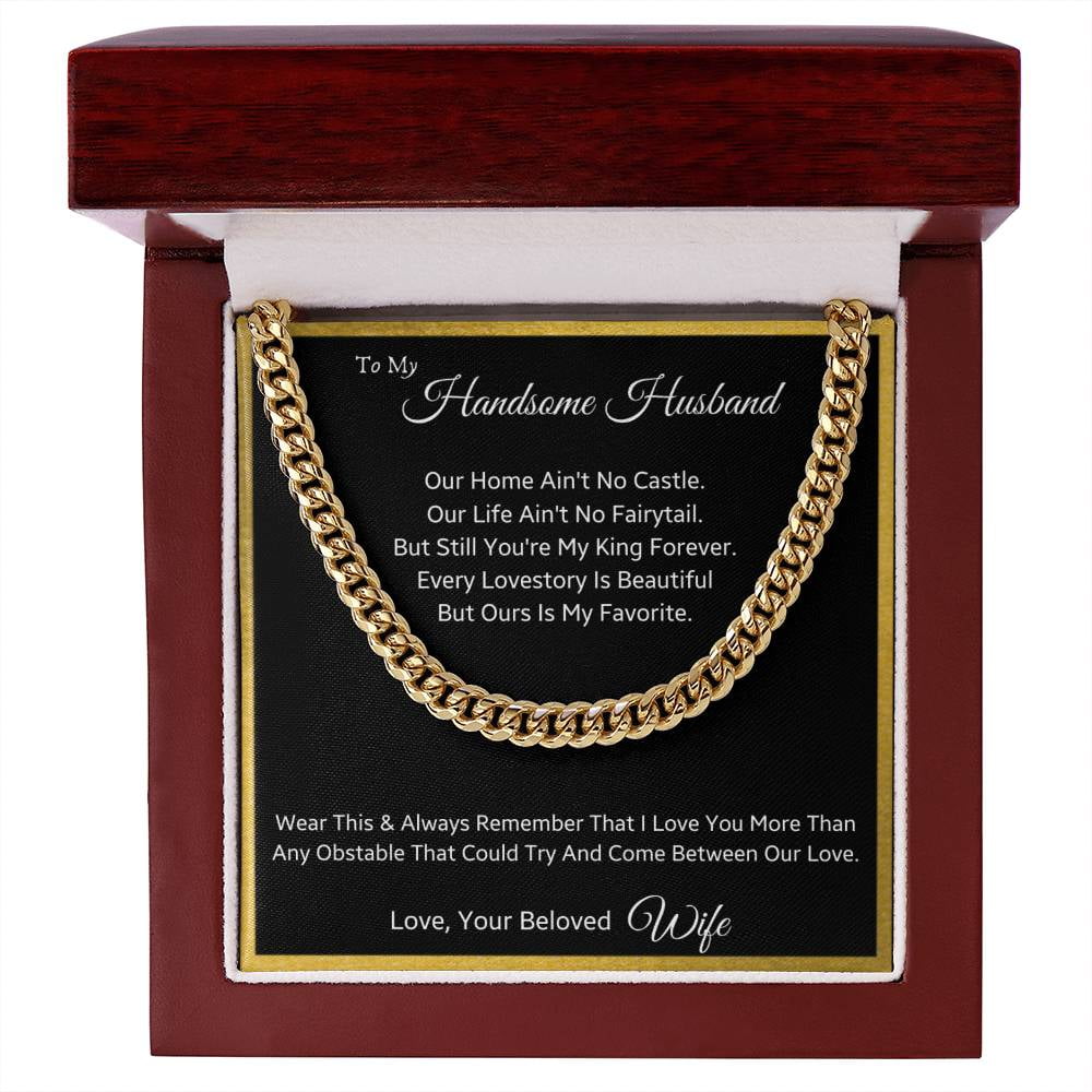 You're my king - Cuban Chain, Cuban Link Chain, Stainless Steel or ...