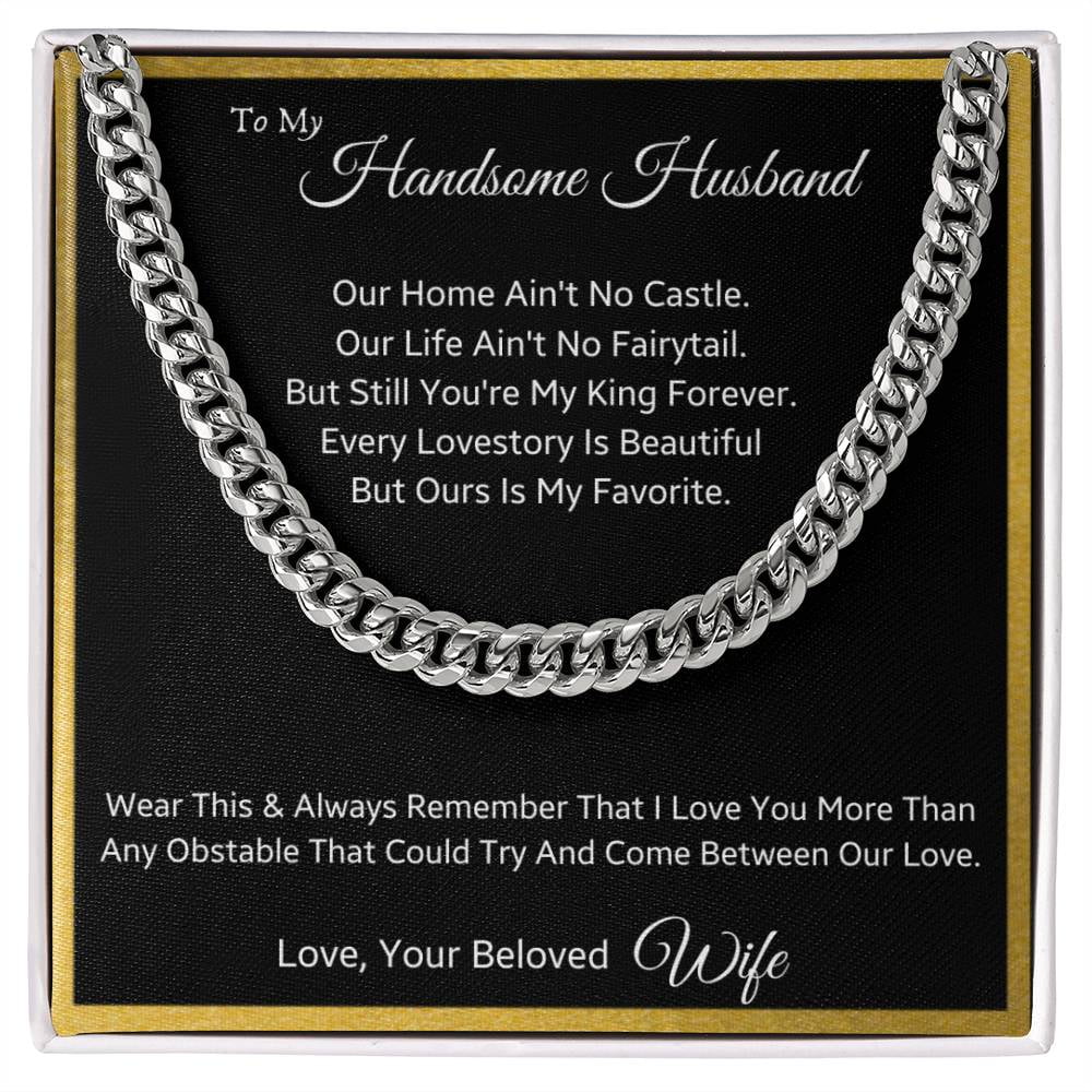 You're my king - Cuban Chain, Cuban Link Chain, Stainless Steel or ...