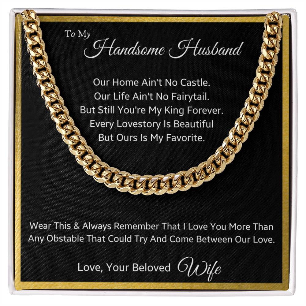 You're my king - Cuban Chain, Cuban Link Chain, Stainless Steel or ...
